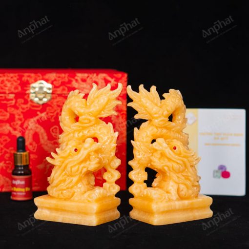 Cặp Rồng Ngọc Hoàng Long 15cm 046-049DN-15 - Đá Phong Thủy